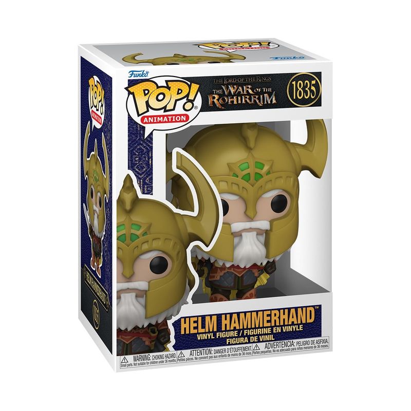 Funko Pop! Animation: WoR - Helm Hammerhand: King Of Rohan Hammerhand ...