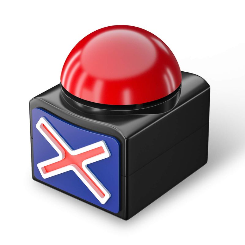 BEAN LIEVE Game Answer Buzzer, Game Buzzer with Lights and Sound Trivia ...