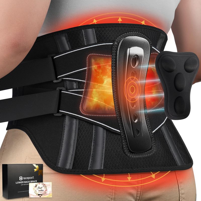 Bracepost Back Brace For Lower Back Pain Women Men With 360°Support ...