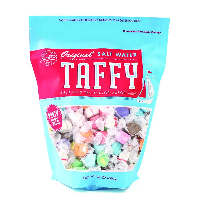 Saltwater Taffy, Gourmet Assorted Taffy, 24 Ounces - Online Marketplace ...