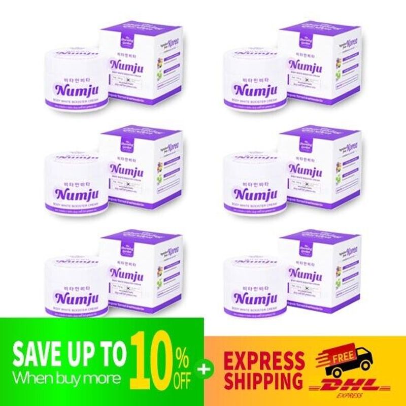 FAST SHIP 6X Numju Body White Booster Cream Abdomen Buttock Stretch ...