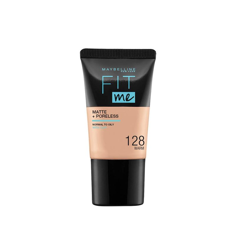 Maybelline Fit Me Matte & Poreless Liquid Foundation - Warm Nude 128 ...