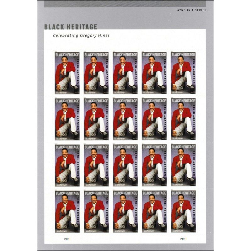 USPS Black Heritage Celebrating Gregory Hines (1946-2003) Tap Dancer ...