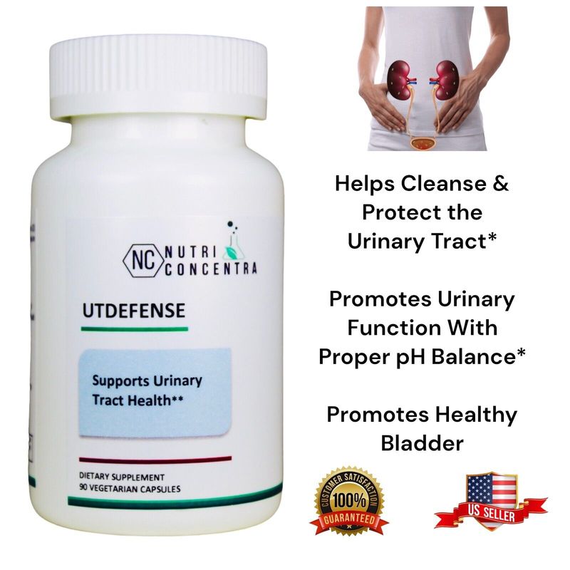 Urine Infection Supplement, Biomedical Formula, 750 mg, 90 Capsules ...