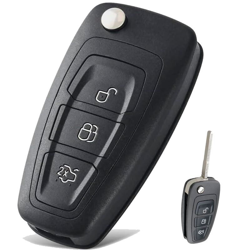 3 Buttons Ford Transit Key Fob Replacement For Ford Transit Custom ...