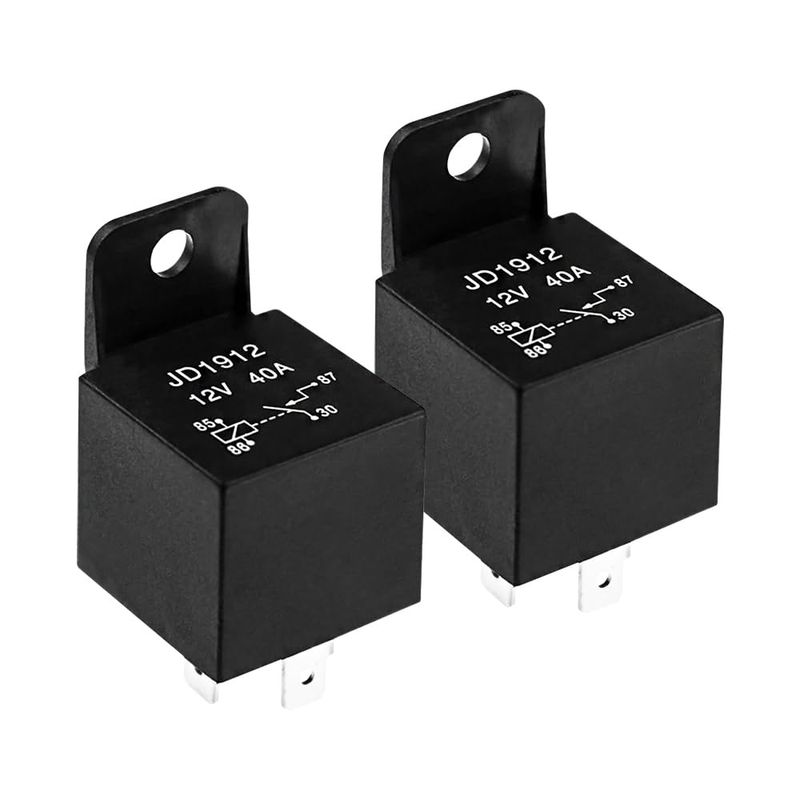 2PCS JD1912 40AMP 12V Relay Automotive Relay,High-Power Water&Dust ...