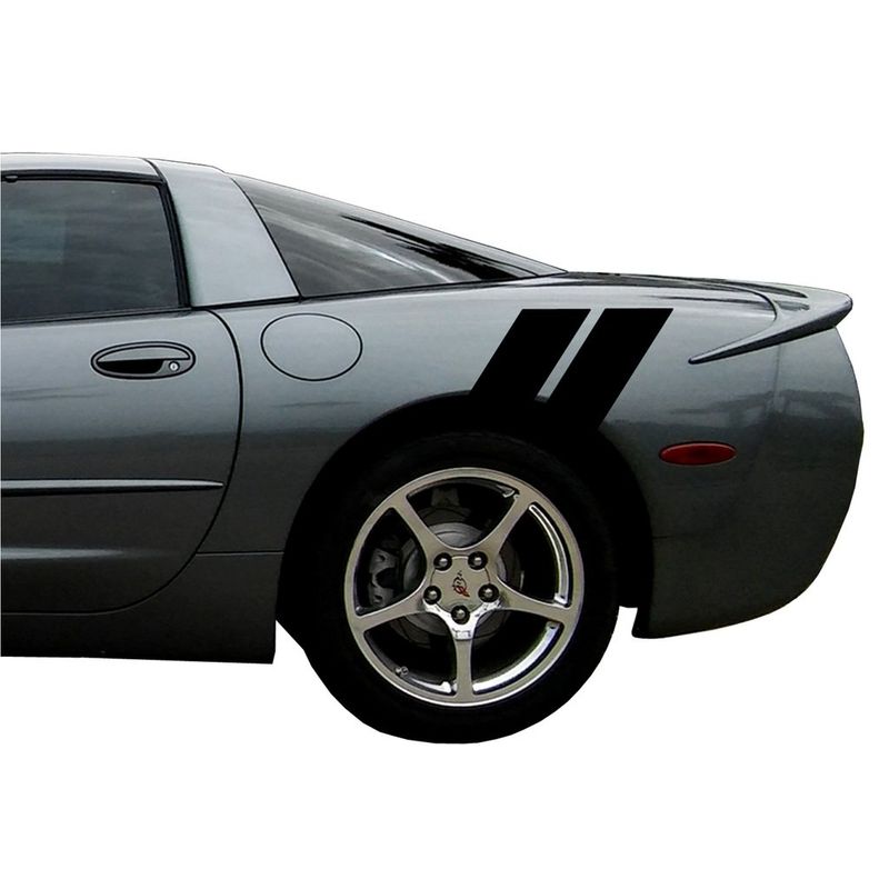 Rear Fender Hash Mark Double Bars Racing Stripes Vinyl Grand Sport ...
