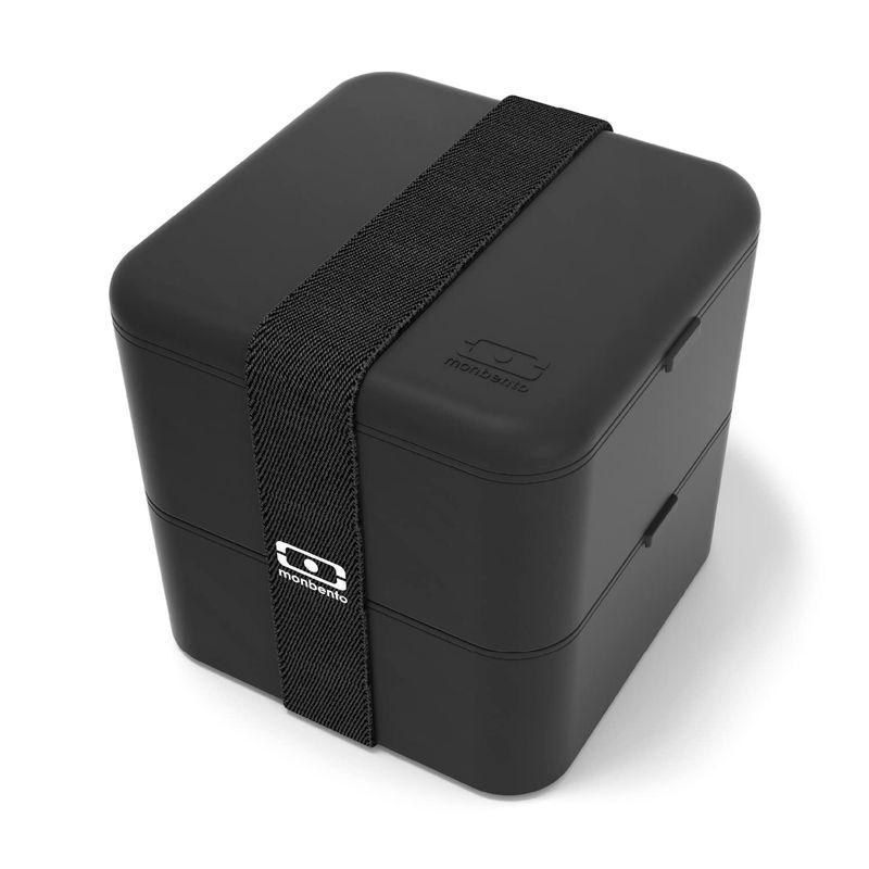 monbento - Large Bento Box MB Square Onyx with Compartments Made in ...
