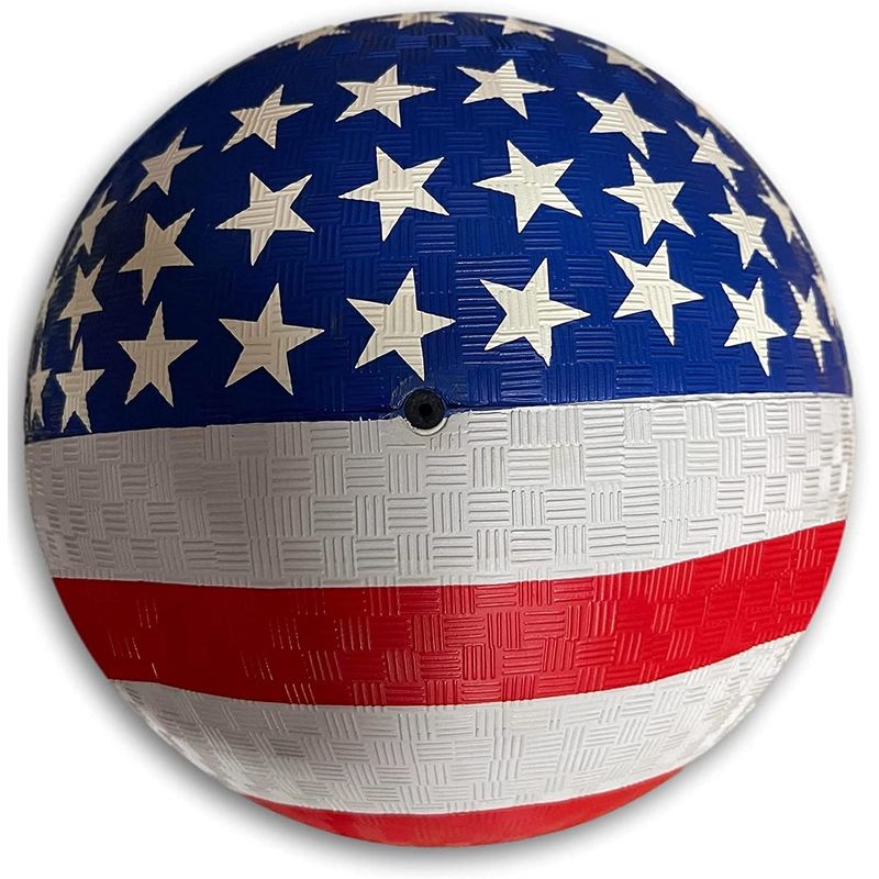 Toys+ USA Playground Ball American Flag Dodge Ball, Kickball 8.5 inch ...