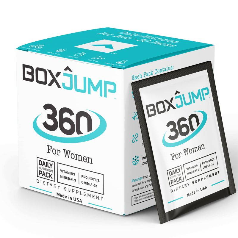 BoxJump Daily Multivitamin Packs for Women - Packed with All Essential ...