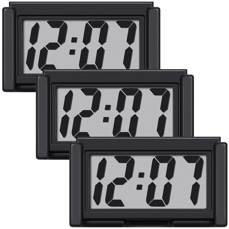 Frienda Mini Digital Clock Small Magnetic Clock Car Dashboard Clock ...