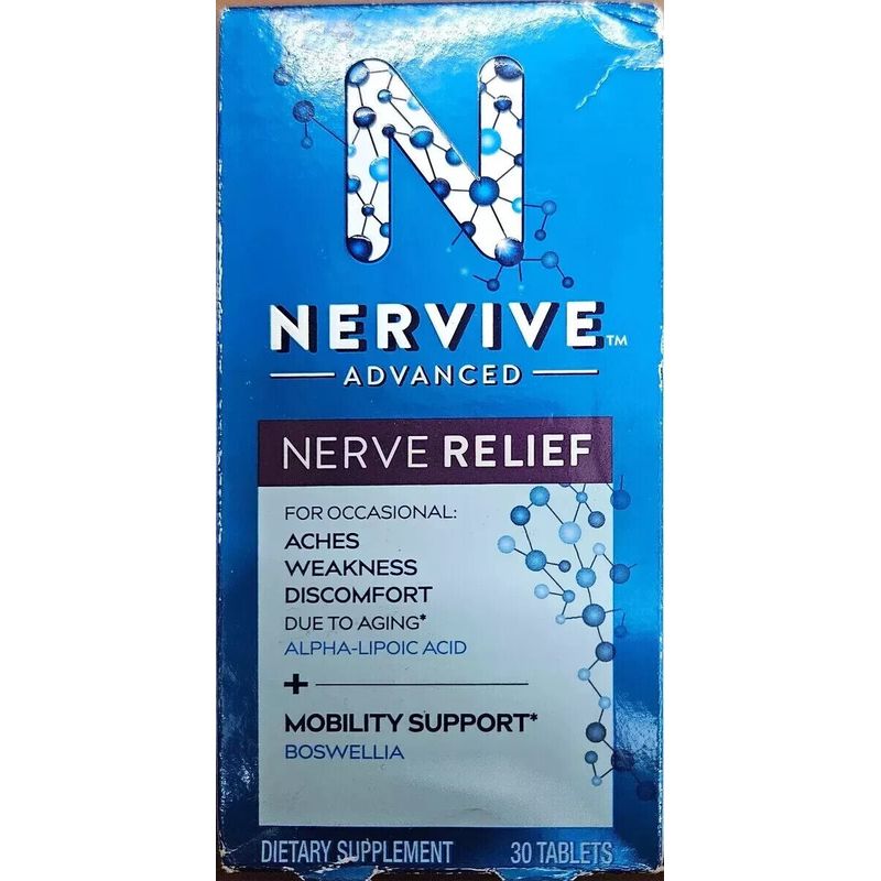 2 xNervive Advanced Nerve Relief 60 tablets BBD 05/2025+ See ...