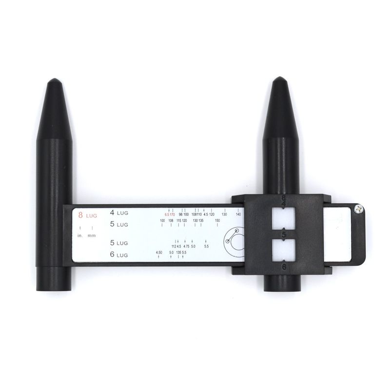 GoldenSunny Wheel/Stud Bolt Pattern Measuring Tool/PCD Ruler - 4 5 6 8 ...