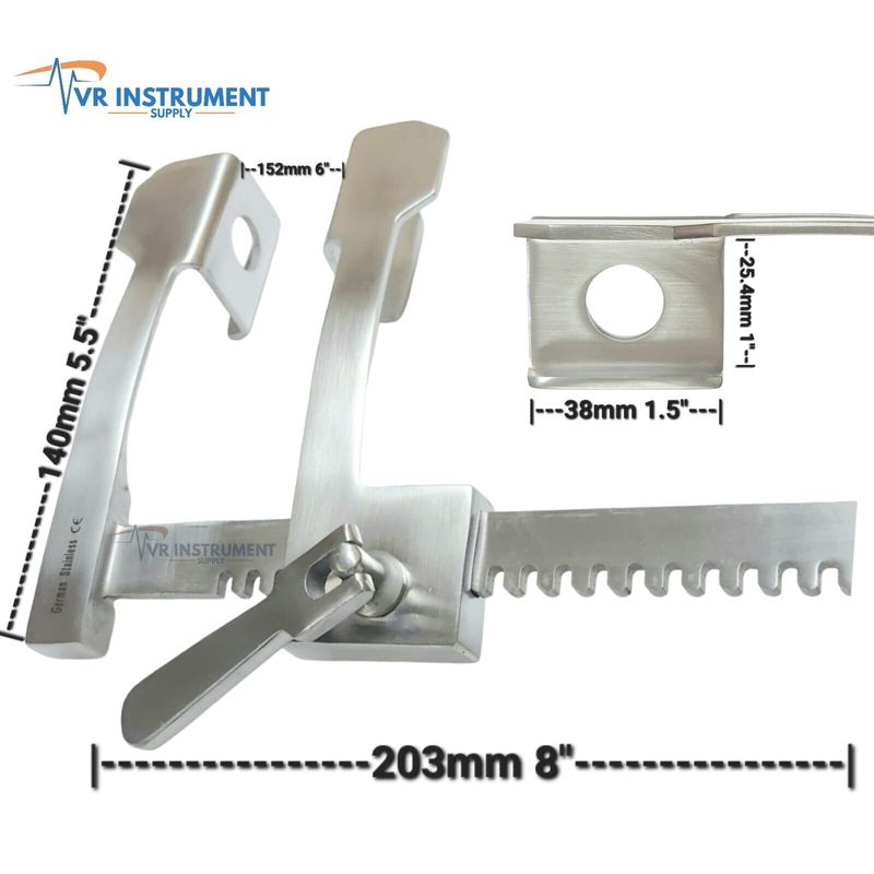 FINOCHIETTO Rib Spreader Retractor German Stainless CE Tools 8 ...