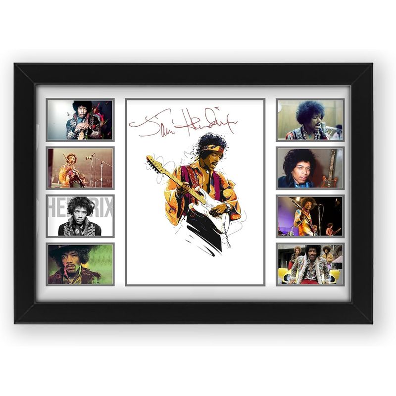 Jimi Hendrix Signed Poster Print - Limited Edition Autograph Fan Gift ...