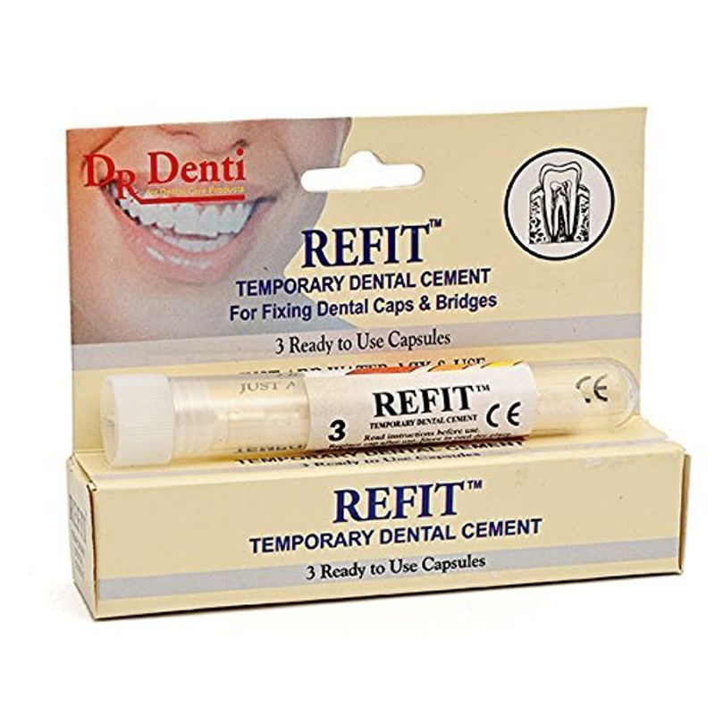 Dr. Denti Refit Temporary Cement For Dental Caps - EveryMarket