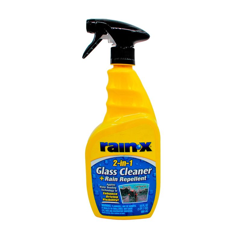 Rain-X 5071268 2-in-1 Glass Cleaner and Rain Repellant, 23 oz ...