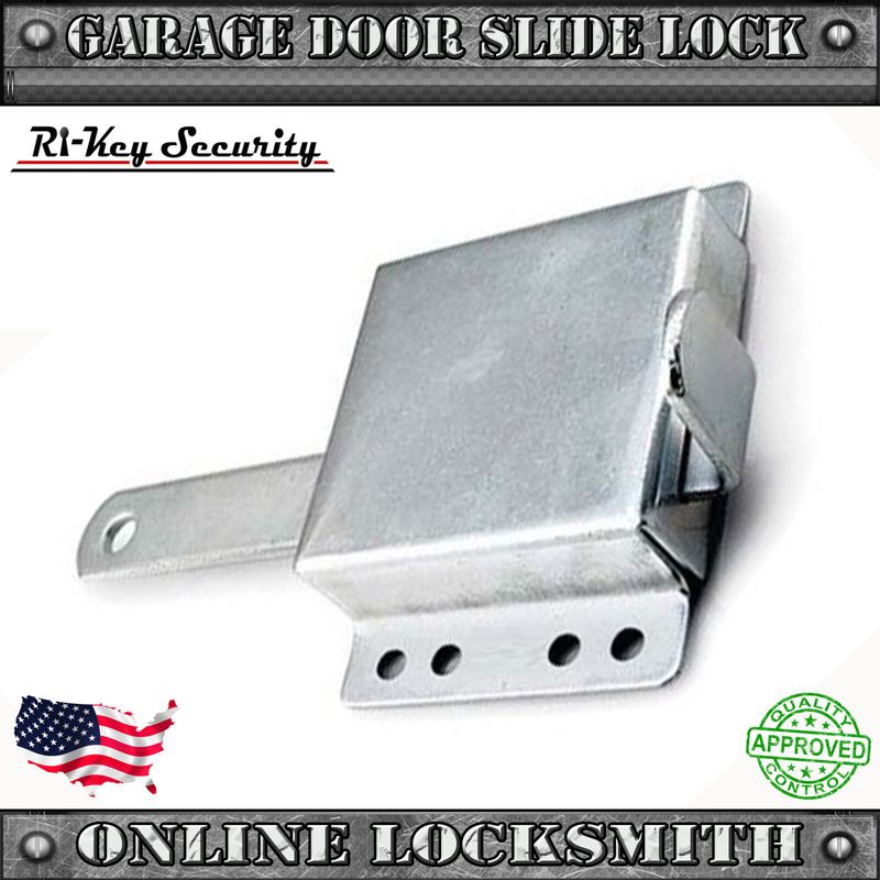 New Universal Garage Door Inside Slide Lock Secure All Residential ...