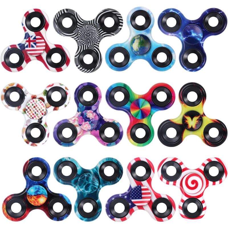 Fidget Toys 12 Pack,Fidget Spinners Pack for Kids Adults, Sensory ...