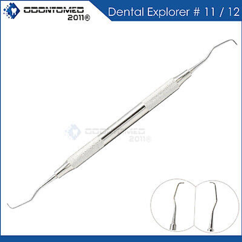 Periodontal Explorer 11/12 Dental Sickle Scaler Diagnostic Double Ended ...