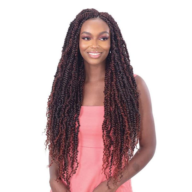 Freetress Synthetic Crochet Braid - 2X SPRING TWIST 26" (Color:T27 ...