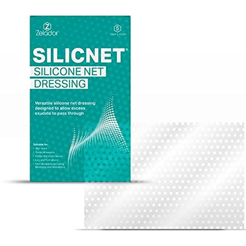 Silicone Net Dressing 10x15cm x 5 for Skin tears, Scars, Surgical ...