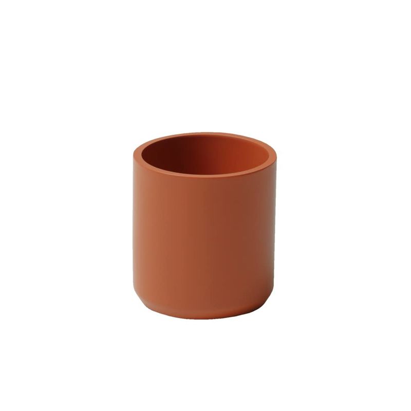 ideaco Pen Holder, Brush Stand, Round Type, Terracotta, Pen Stand, One ...