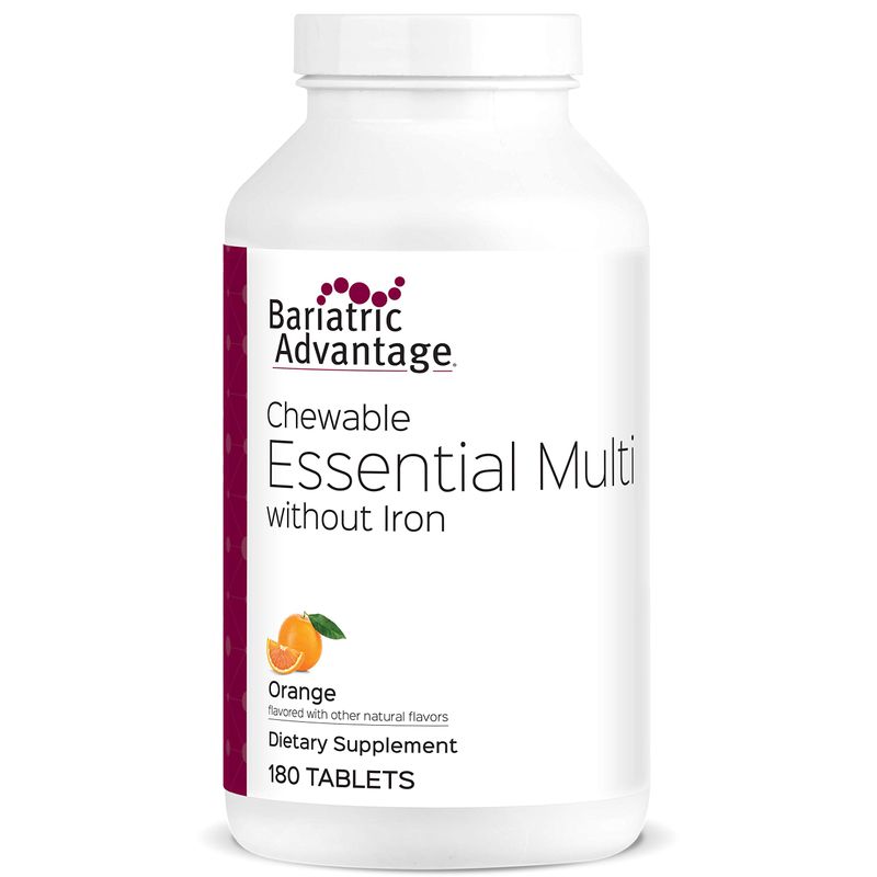 Bariatric Advantage Complete Chewable Multivitamin - 180 Count, Orange ...