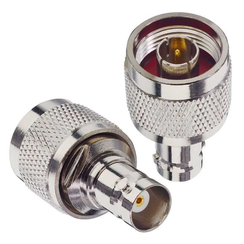 Boobrie N Type to BNC Adapter N Type Male Plug to BNC Female RF Coaxial ...