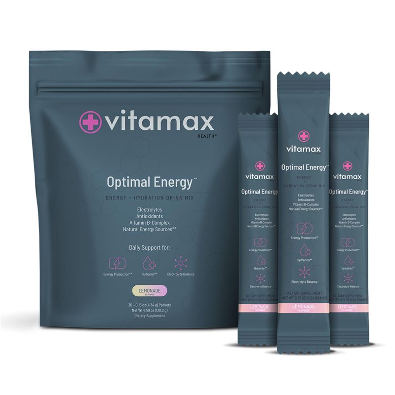 Vitamax Health Optimal Energy - Lemonade - Sugar Free Hydration ...
