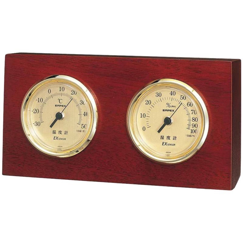 enpekkusu Weather Meter, Temperature and Humidity Meter, Woody Ex ...