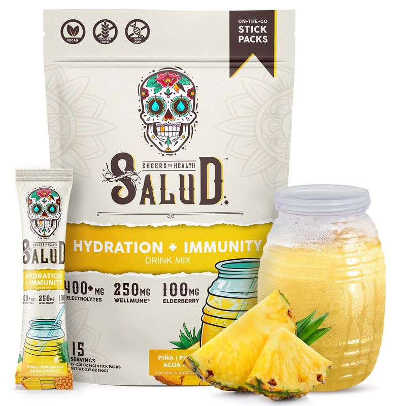 Salud 2-in-1 Hydration Packets + Immunity Electrolytes Powder ...