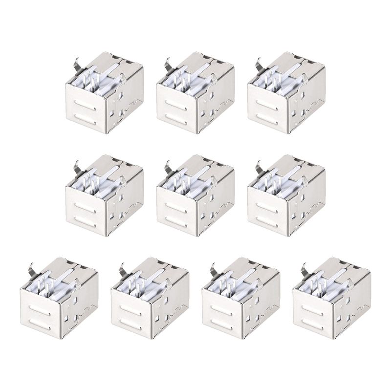 DMiotech 10pcs Micro USB 2.0 Type B Female Socket Connector 4 Pin Jack ...