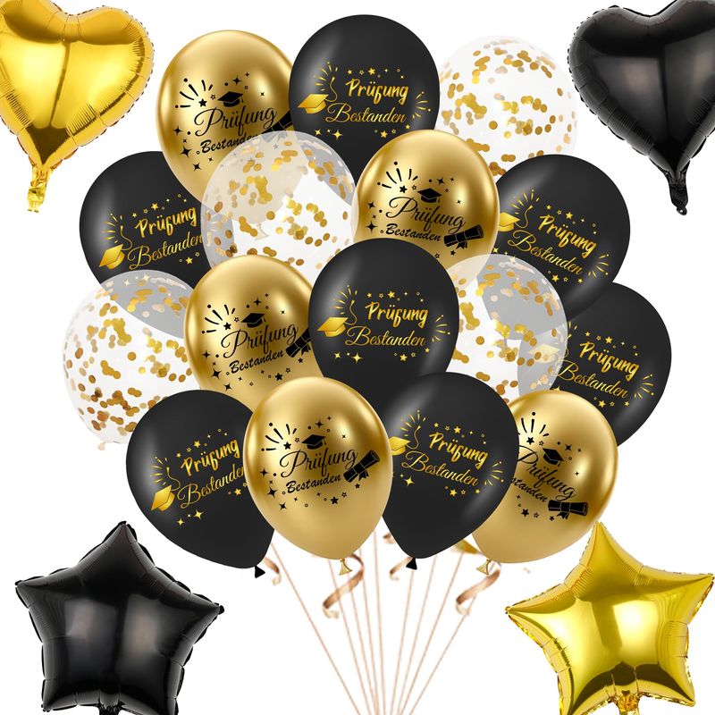 Exam Passed Decorative Balloons Set - 40 Pieces Graduation Decoration ...