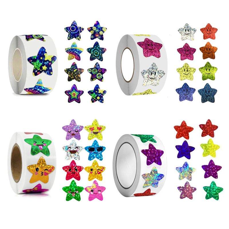 2000 Pcs Shiny Star Stickers for Children Students Teachers Classroom ...