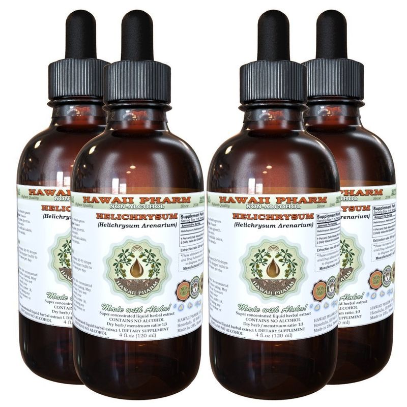 Helichrysum Alcohol-Free Liquid Extract, Organic Helichrysum ...