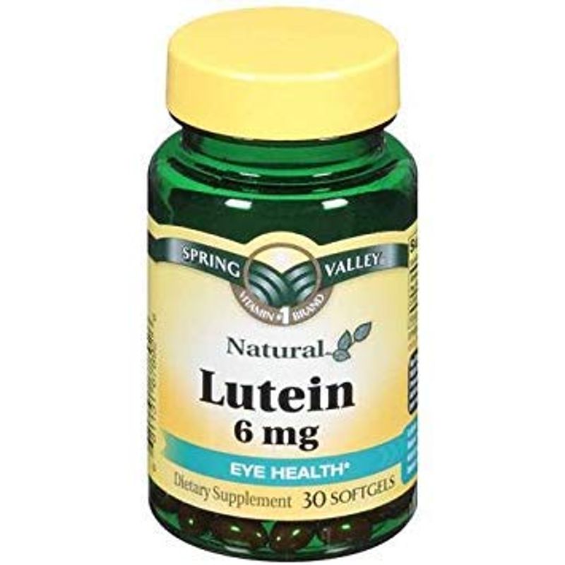 Spring Valley - Lutein 6 mg, with Zeaxanthin, 30 Softgels - Online ...