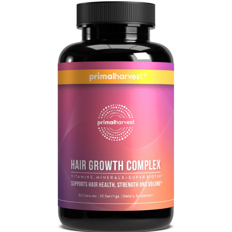 Primal Harvest 1 Pack, Hair Growth Vitamins, Hair Growth for Women ...
