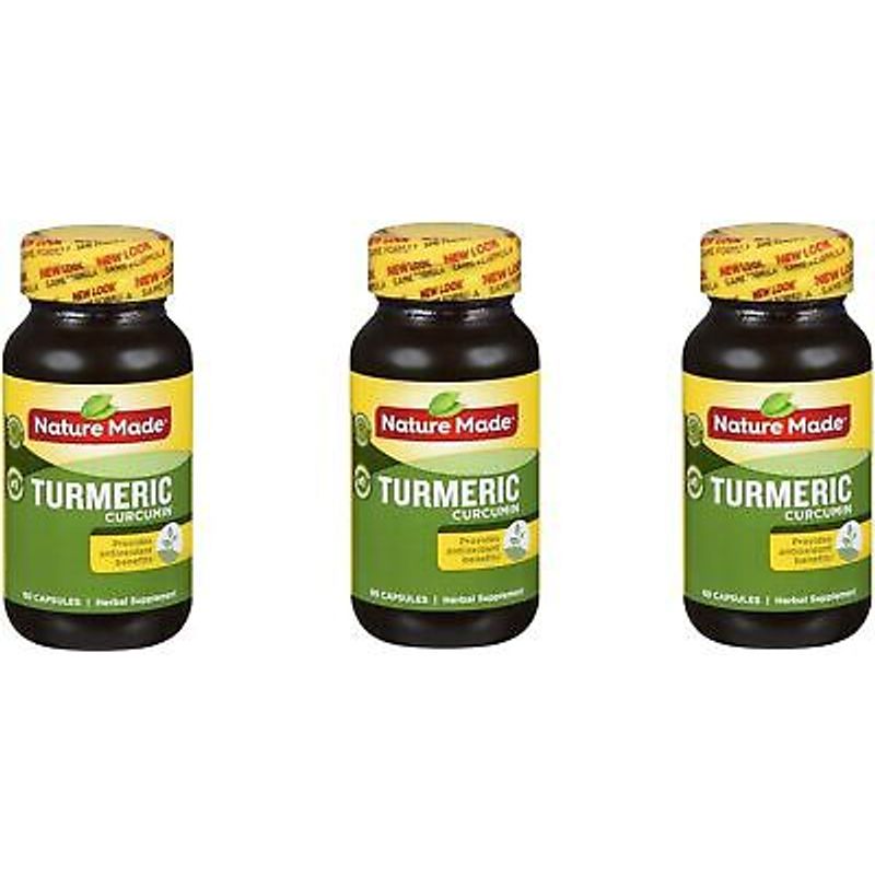Nature Made Turmeric Curcumin 60 ct (3 Pack) - Online Marketplace ...
