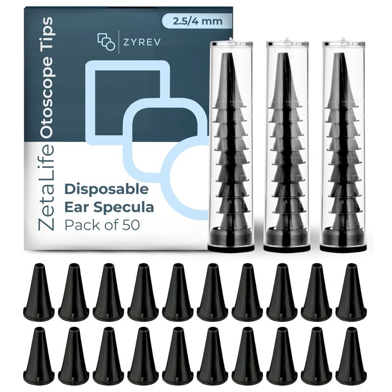 Disposable Plastic Otoscope Specula Tips for Ear Examinations Pack of ...