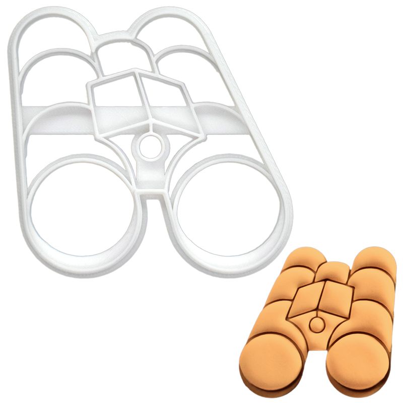 BAKERLOGY Binoculars Cookie Cutter - Detailed Biscuit Cutter Design for ...