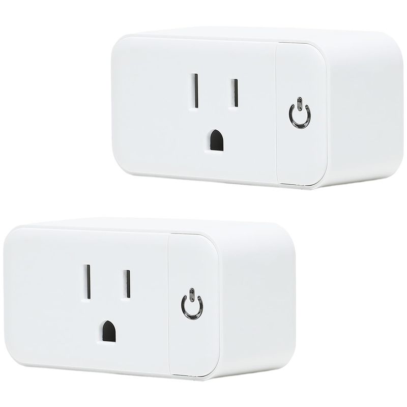 Lunabode LED Smart Plug - 2 Pack Smart Home 2.4G Wi-Fi Plugs Outlet ...