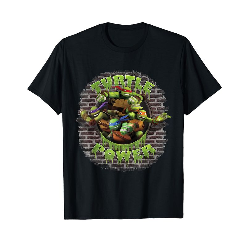 TMNT Text Ninjas Only Stamp Ninja Turtles T-Shirt - Online Marketplace ...