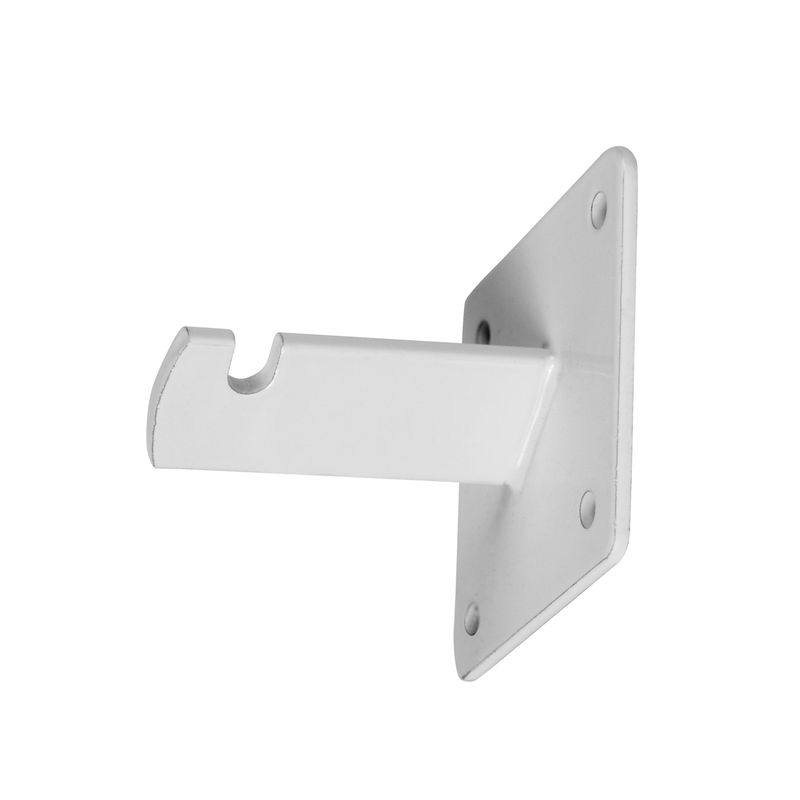 Dazzling Displays 12-Pack White Gridwall Panel Mount Brackets - Essential for Gridwall, Slatgrid ...