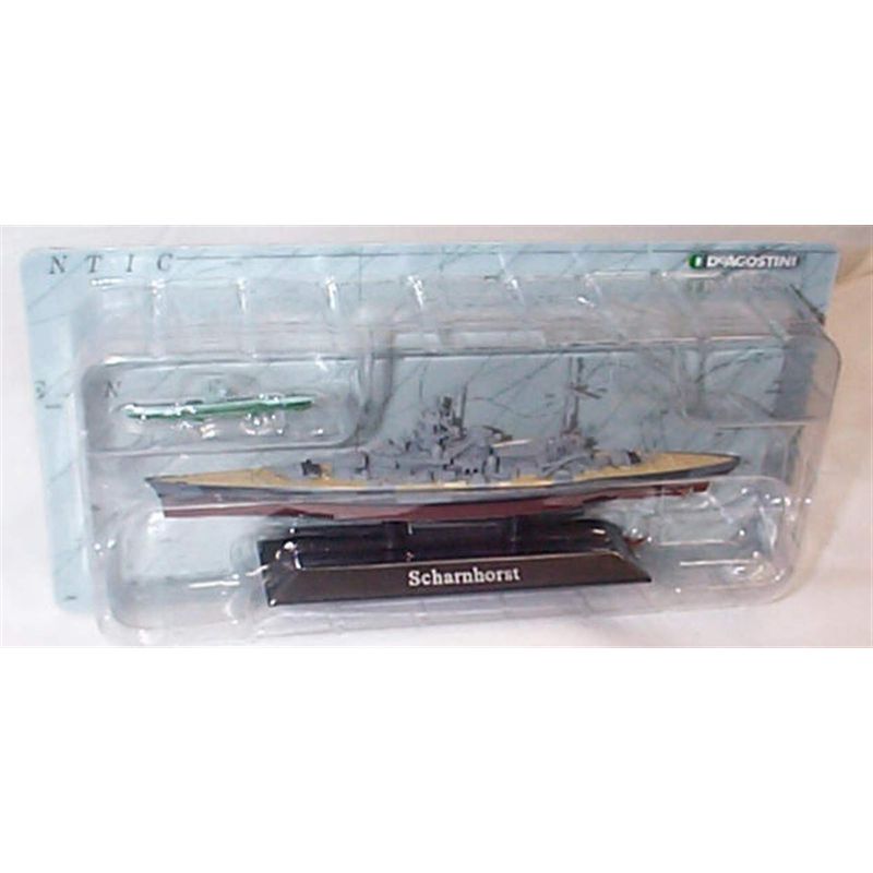 Deagostini warships collection scharnhorst ship 1:1250 scale diecast ...