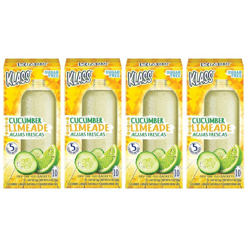 Drink Mix Cucumber Limeade | Klass Aguas Frescas | Sugar Free Drink ...