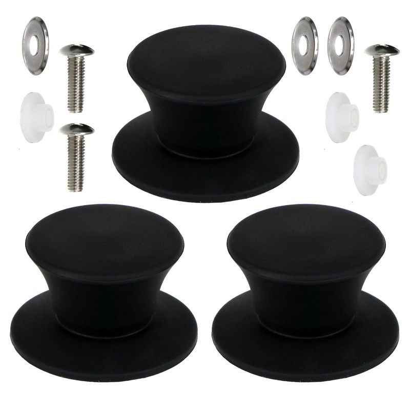 SPARES2GO Universal Pan Lid Handle 47mm Saucepan Slow Cooker Steamer ...