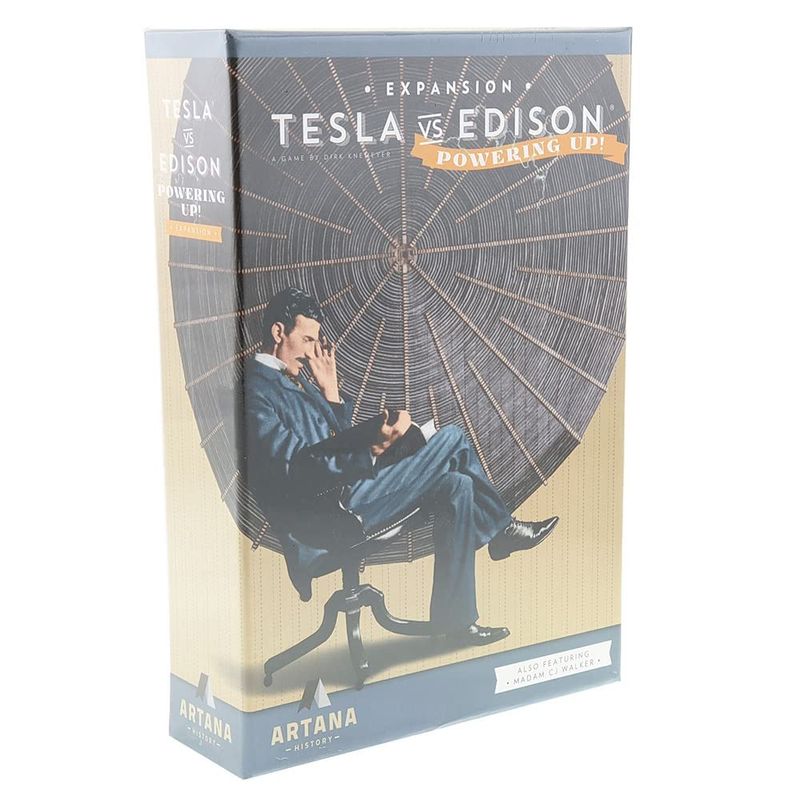 Genius Games Tesla vs Edison Game - Powering Up! Expansion Box ...