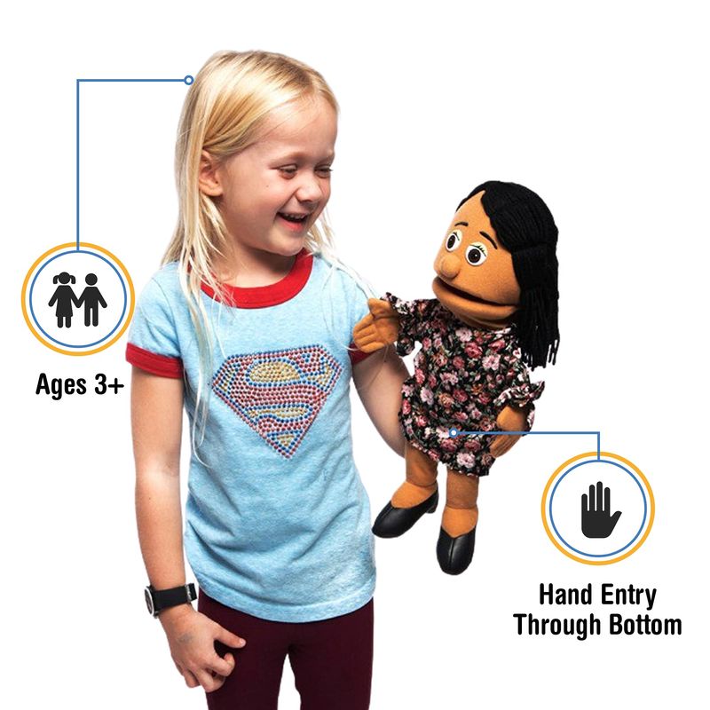 14" Maria, Hispanic Mom/Teacher, Hand Puppet - Online Marketplace ...