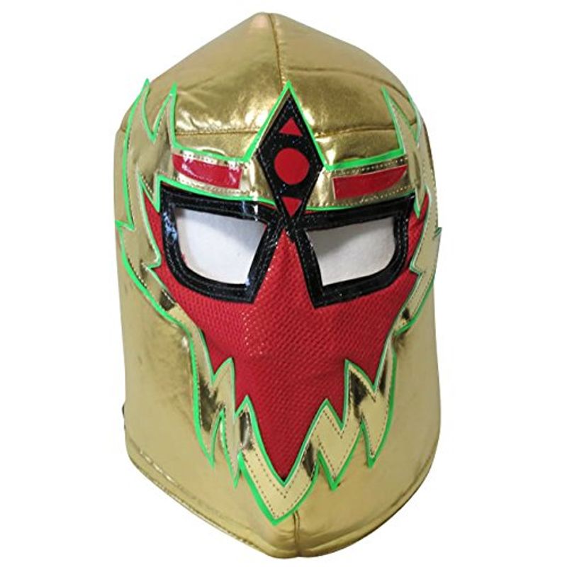 CMLL Technico Mascara Dorada (Gran Metallic) Cheering Mask by Arena ...